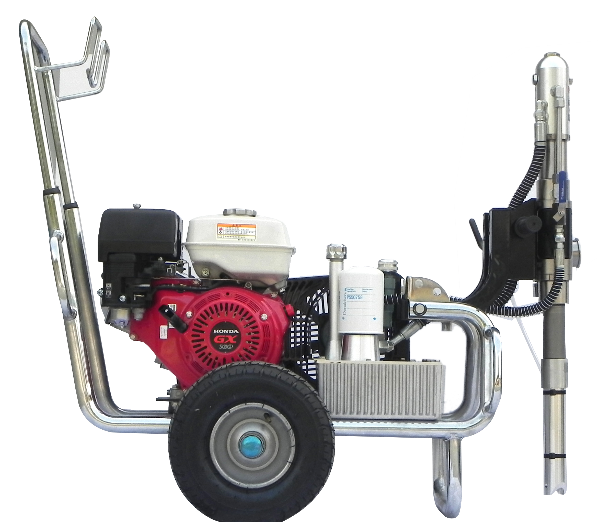 Gas Driven Hydraulic Airless Paint Sprayer With Engine from China ...